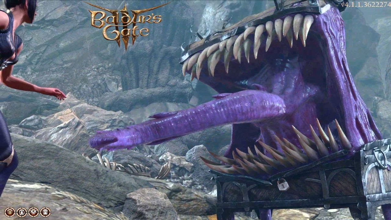 Dark Souls meet Baldur's Gate 3 - Mimic Chest - When it's your 1st time ...