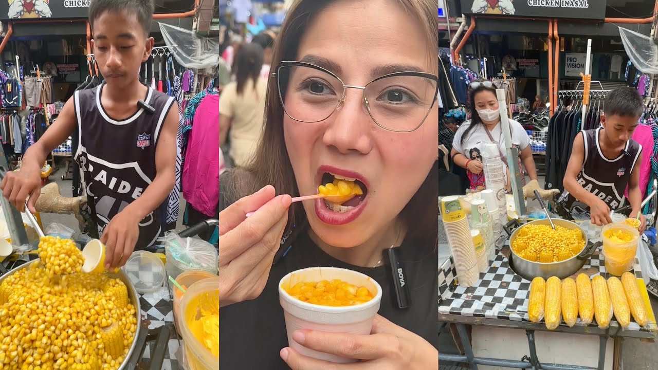 17 years old na nagbebenta ng CHEESY CORN sa Quiapo - YouTube