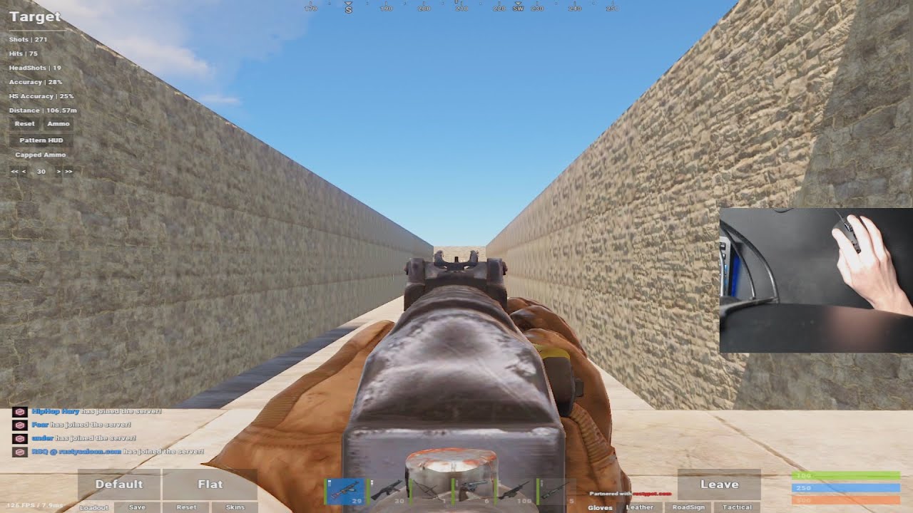 I'm Scripting??? RUST AK/Mp5 Spray Control Progress 1.9k hours (HANDCAM ...