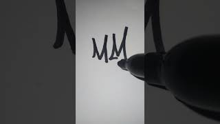 How To Write The Letter "M" Graffiti Tag Letters.