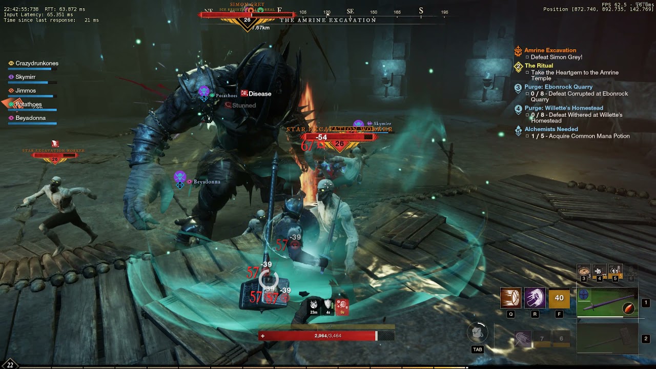 New World Amrine Excavation Boss Fight - YouTube