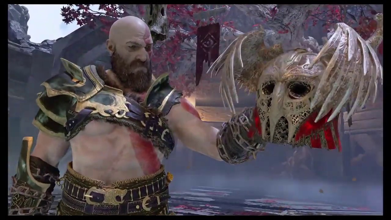 God of war 4 - kratos vs geirdriful valkyrie - YouTube