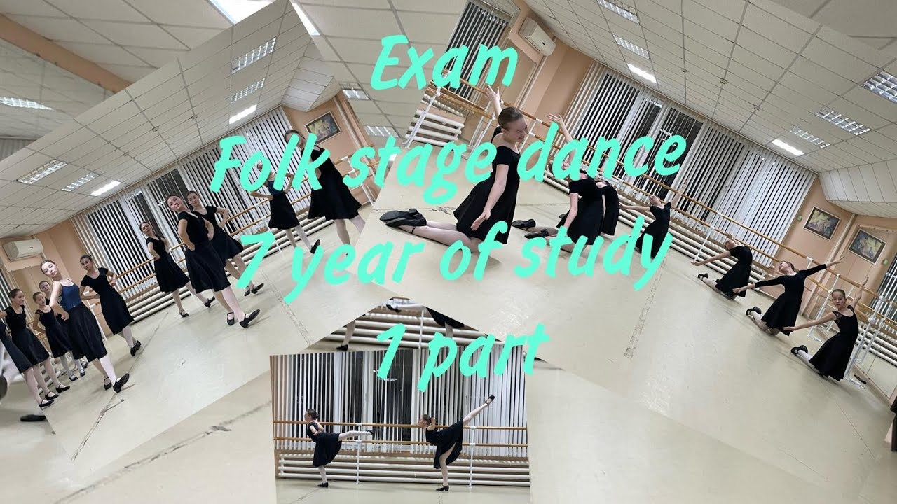 Exam folk-stage dance 7 class 1 part, Arabesk Saratov. - YouTube