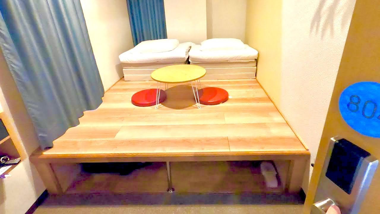 Completely private large Capsule Hotel in kyoto, Japan. Overnight at ...