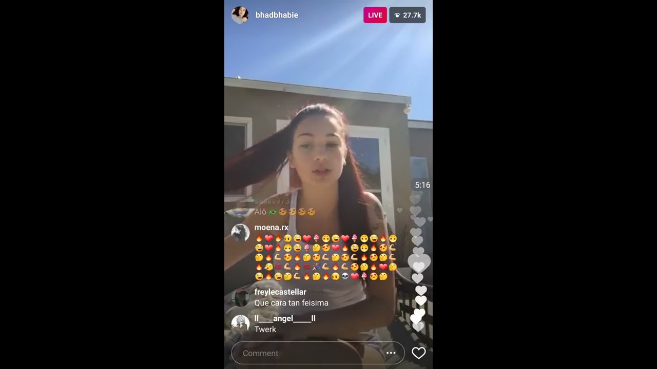 Danielle Bregoli On Instagram Live - YouTube