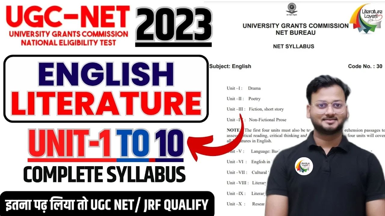 Ugc Net English Syllabus 2023 Youtube