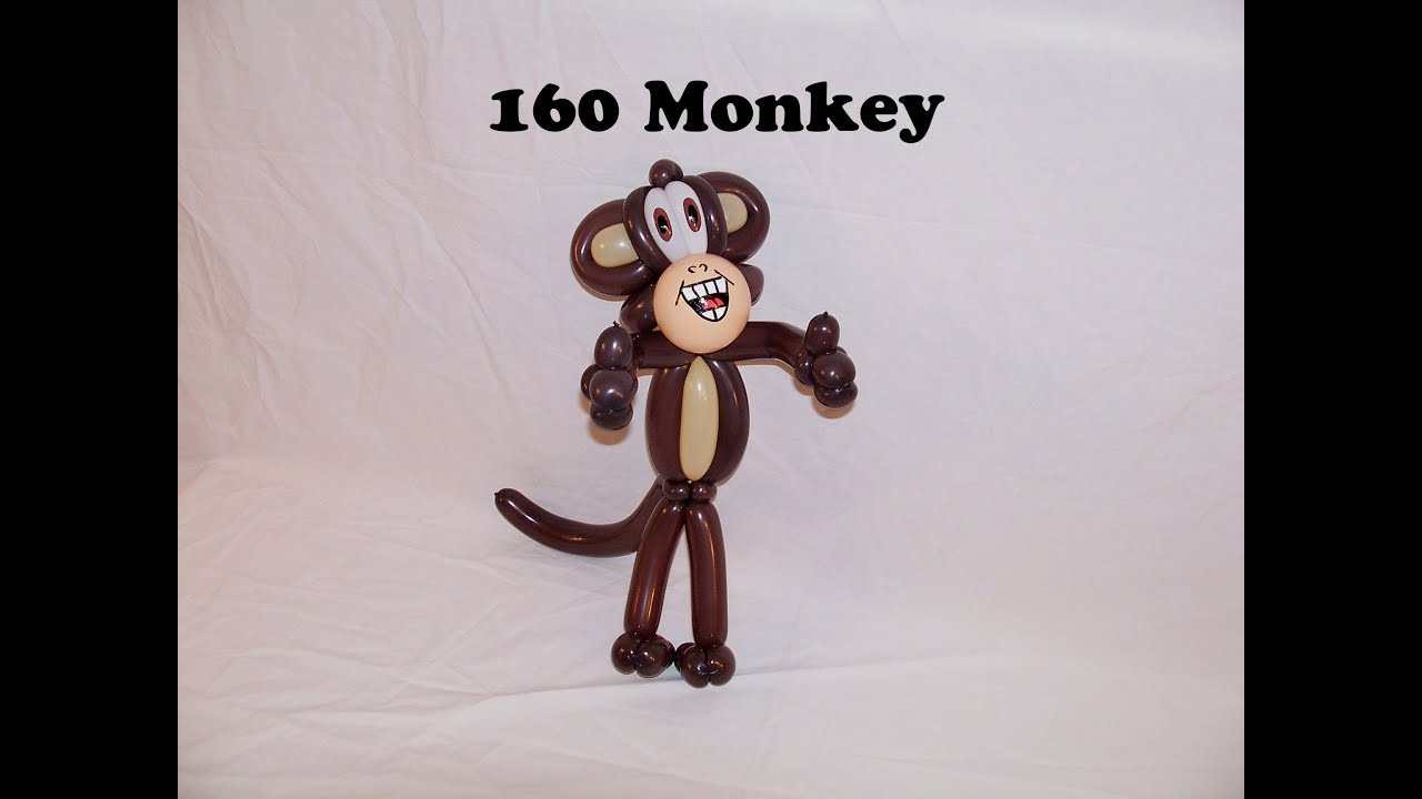 Learn how to make a balloon animal monkey using balloon twisting and ...
