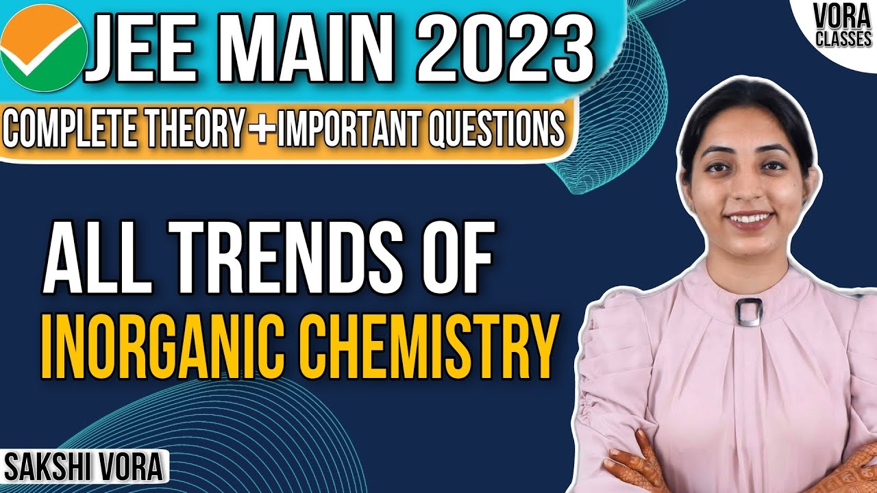 Most Important TRENDS Of INORGANIC CHEMISTRY For JEE MAINS iitjee jee most-important-trends-of-inorganic-chemistry-for-jee-mains-iitjee-jee