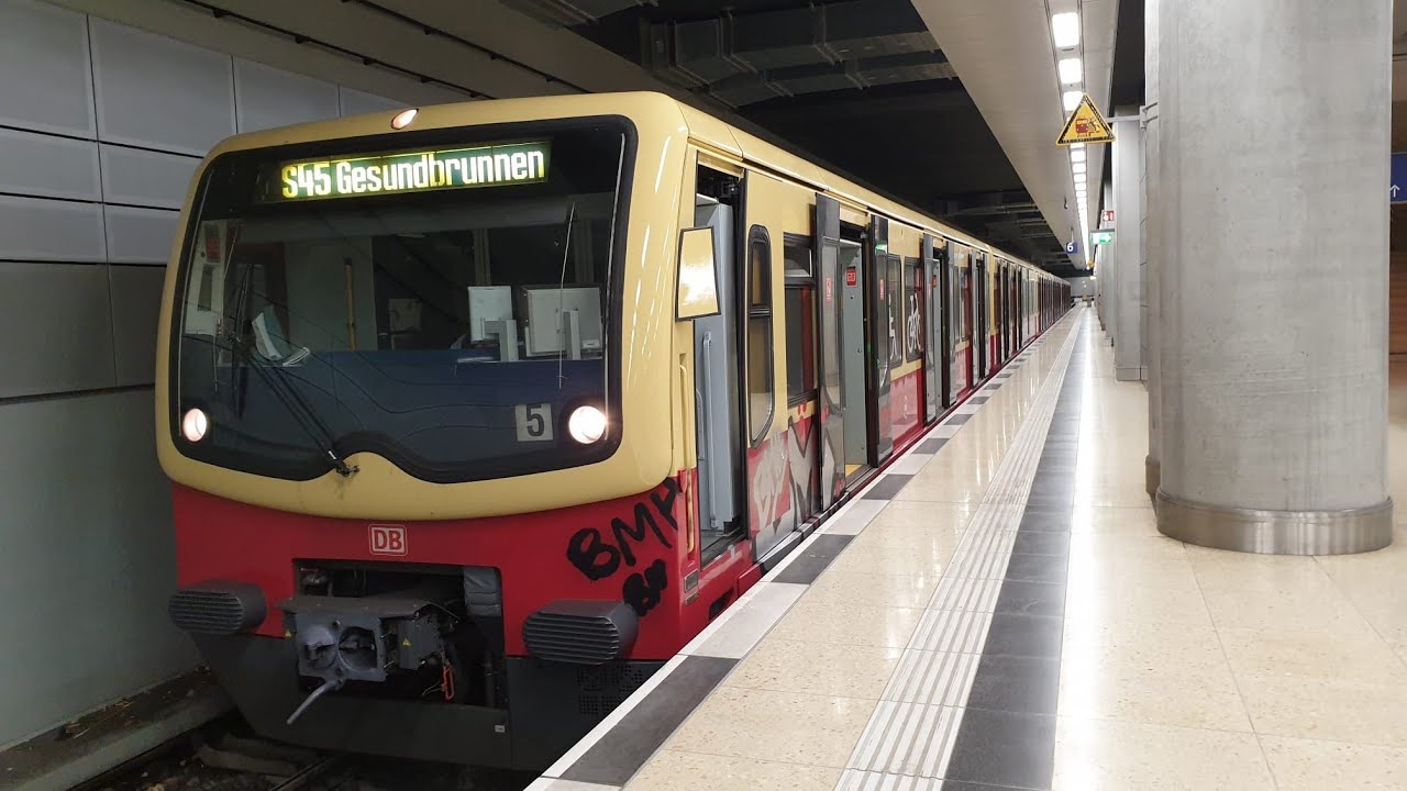 S-Bahn Berlin|Mitfahrt in der kompletten S45/S25 von Flugh BER T1-2 bis ...