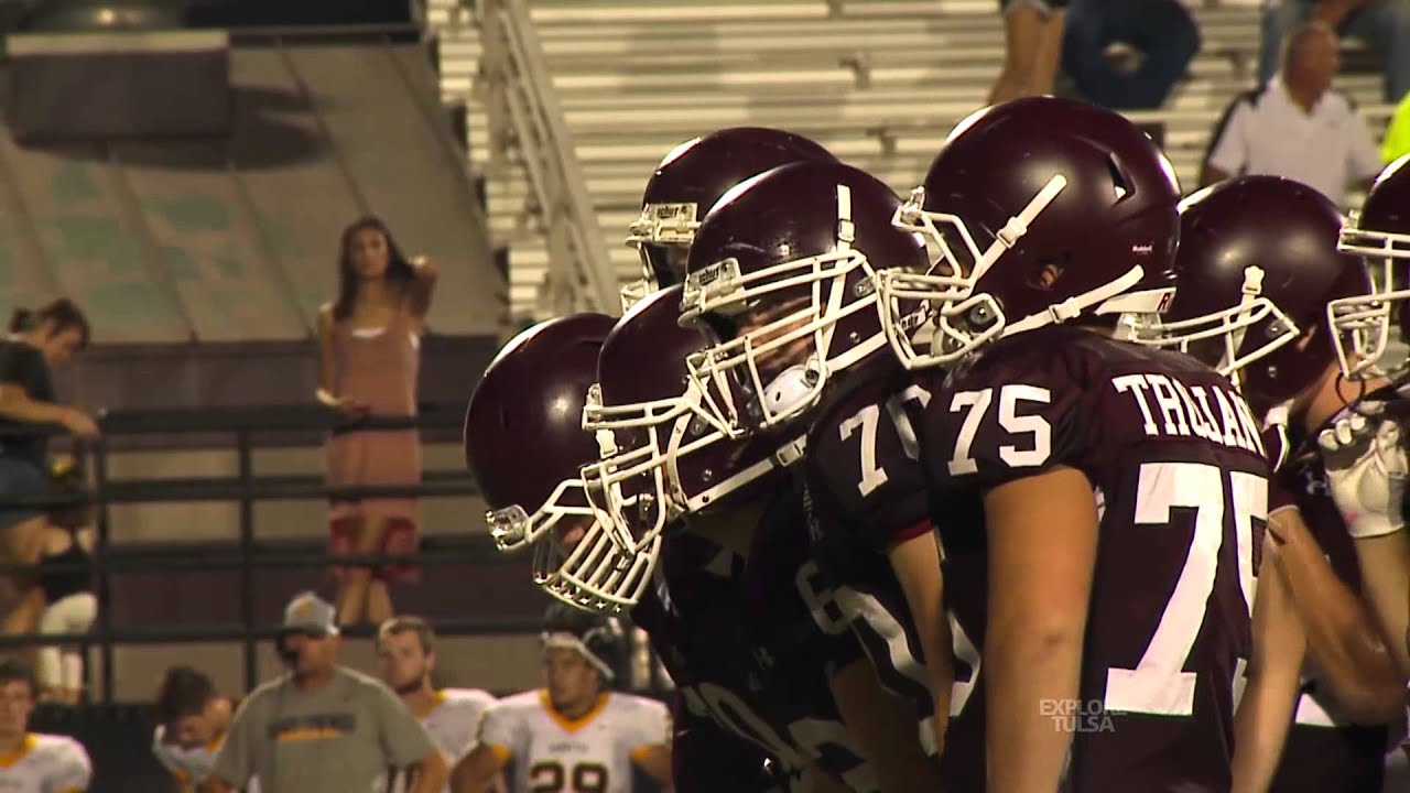 Jenks Trojan Head Football Coach Allan Trimble on the 2013 perfect ...