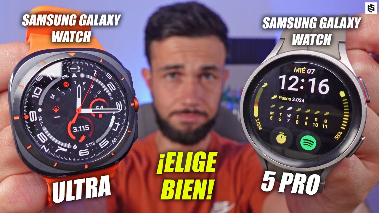 LA VERDAD!🔥Samsung GALAXY WATCH ULTRA vs GALAXY WATCH 5 PRO - YouTube