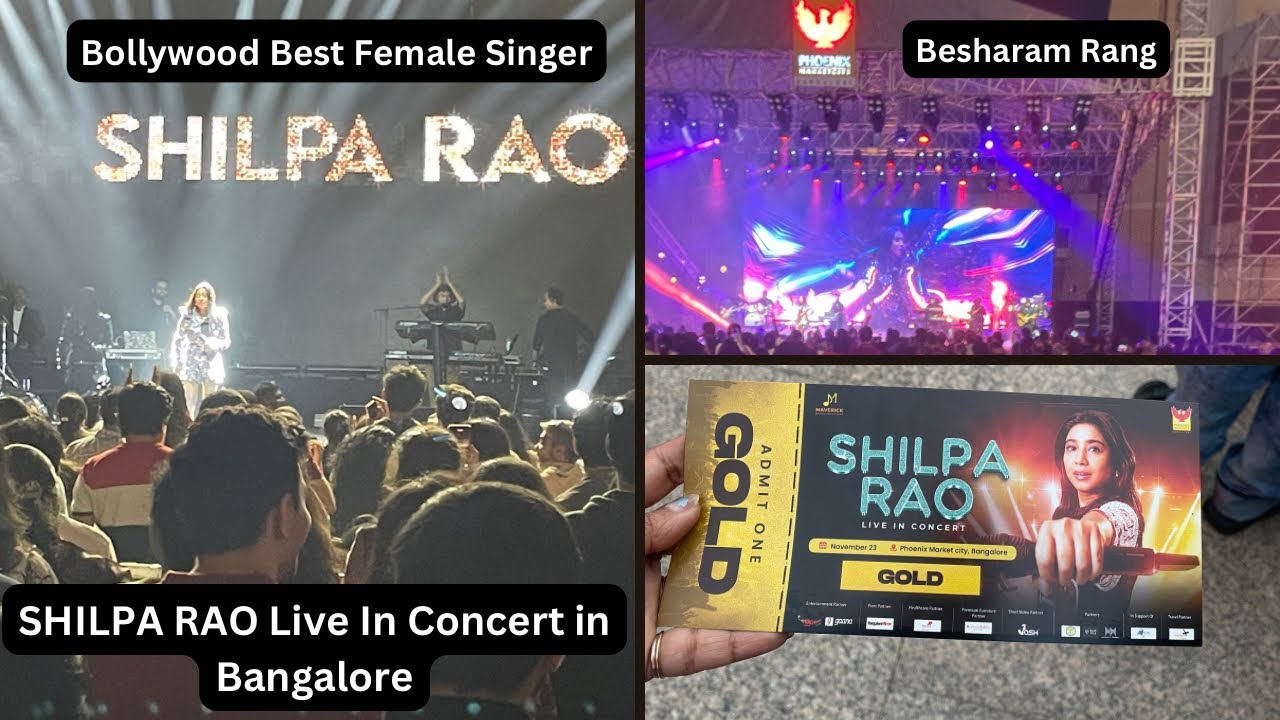 SHILPA RAO Live In Concert in Bangalore|Bollywood Best Female Singer ...
