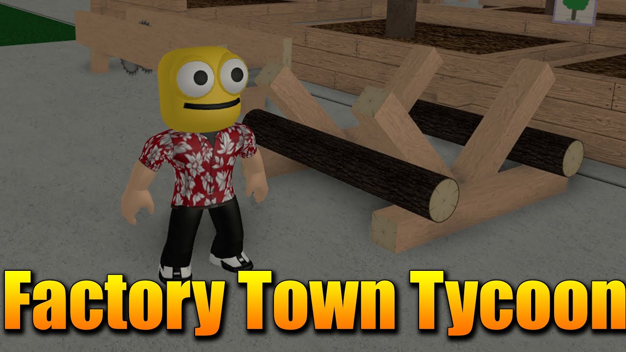 STAVÍM SI TOVÁRNU NA DŘEVO!😱 Roblox Factory Town Tycoon - YouTube