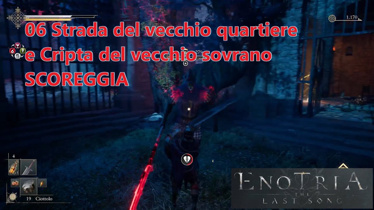 Enotria: The Last Song - 06 Strada del vecchio quartiere e Cripta del ...