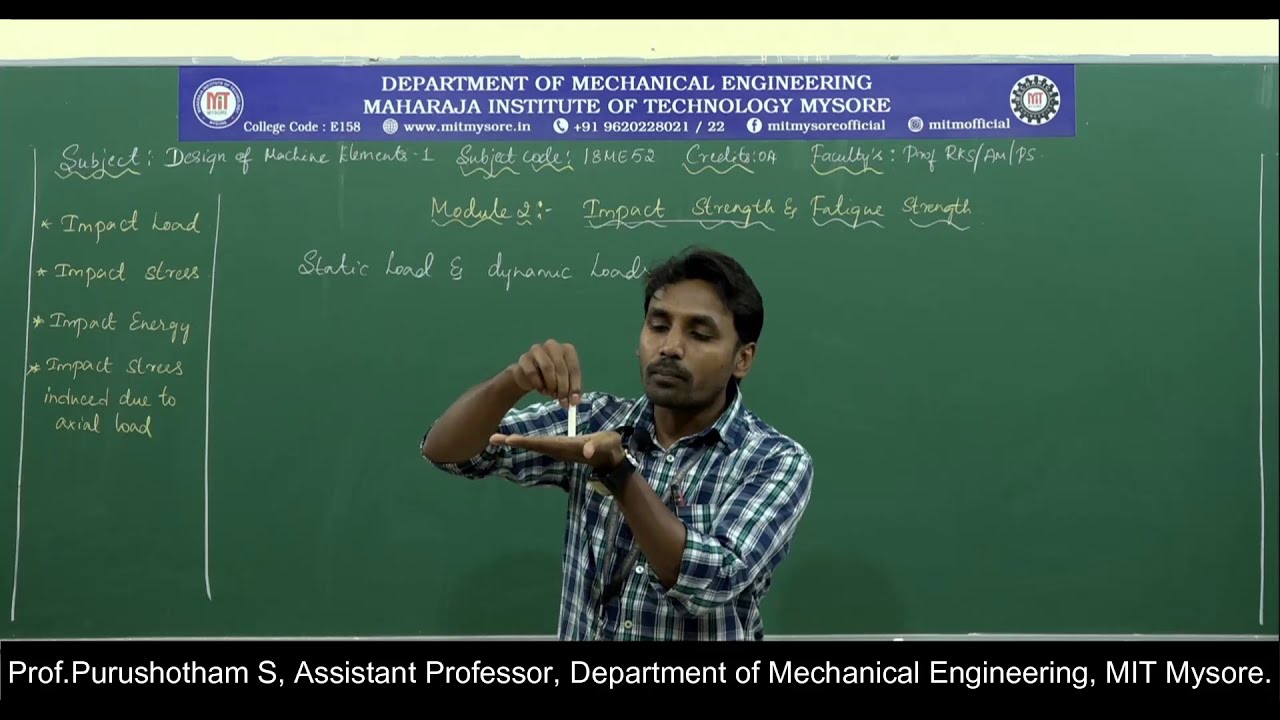 5 DME 1 18ME52 M2 1 Prof.PS - YouTube