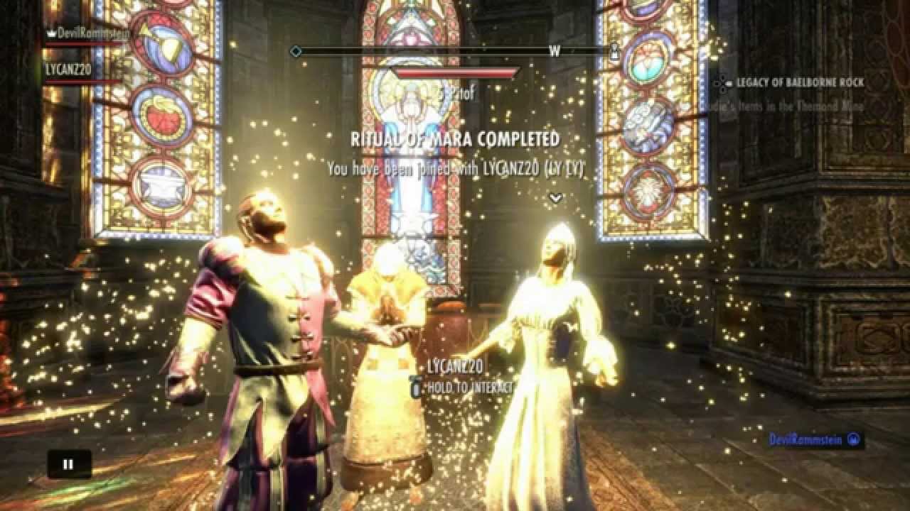 Getting married in The Elder Scrolls Online (with DevilRammstein and ...