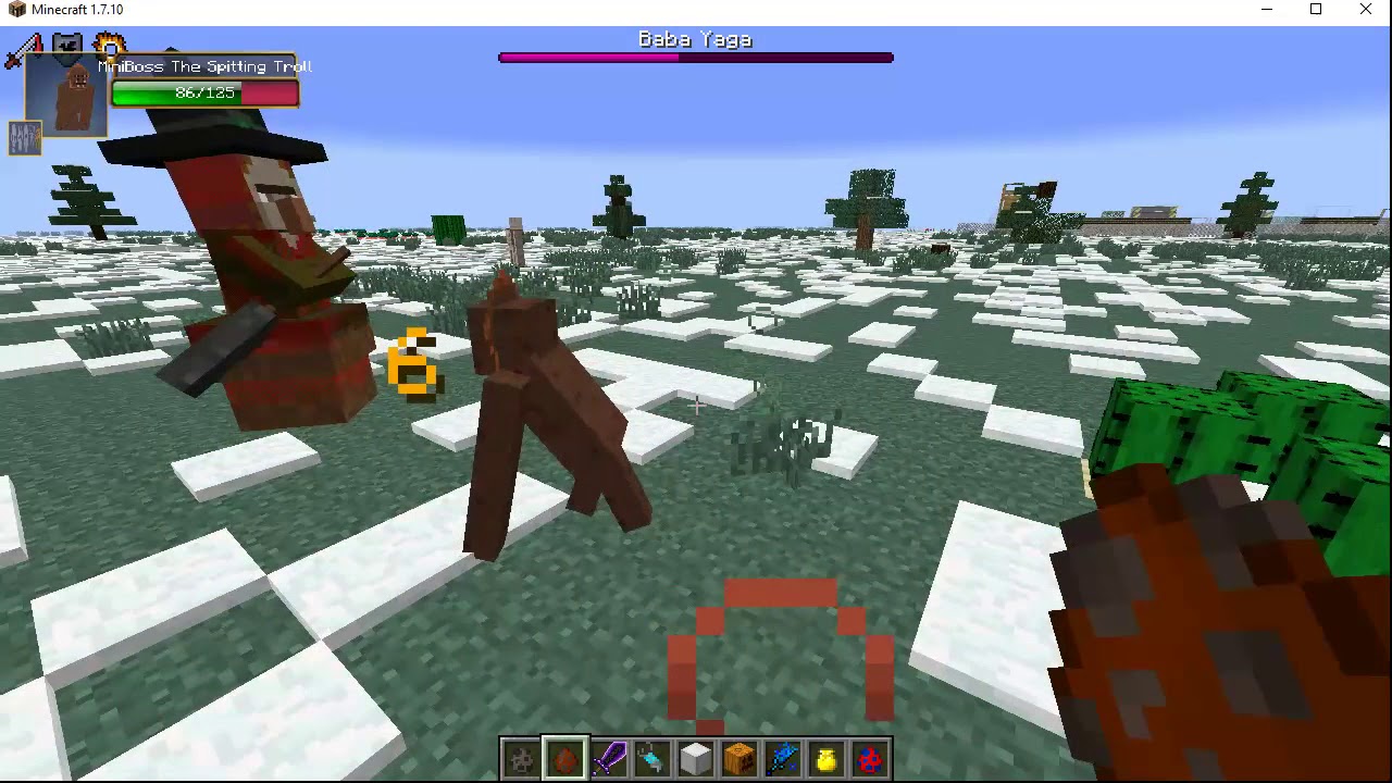 Minecraft Mob Battles: How to gauge the Spitting Trolls - YouTube