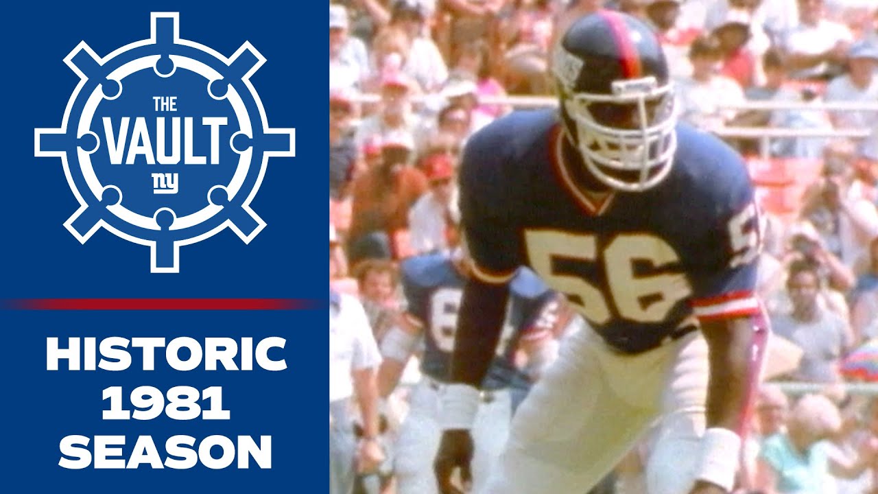Relive Giants' Playoff-Clinching 1981 Season; Giants Draft Lawrence ...