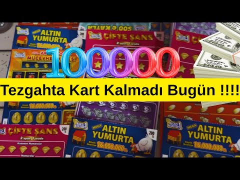 Tezgahta Ki Tüm Kazı Kazan Kartlarını Kazıdık Bugün ! Yeni Kazı Kazan Yumurta !