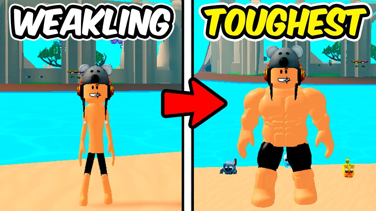 Becoming The STRONGEST in Roblox Workout Simulator - YouTube