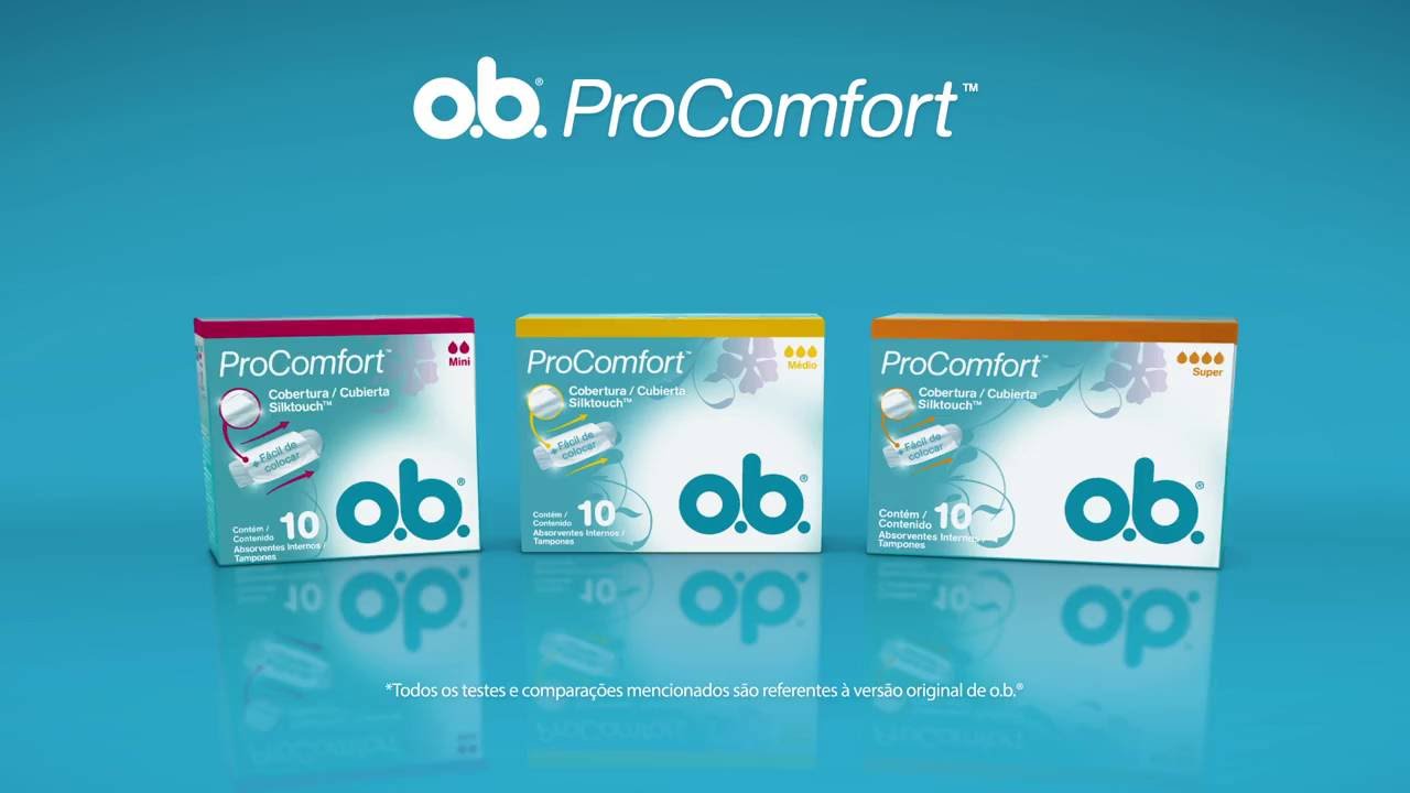 O.B.® PROCOMFORT™, COM SILKTOUCH™. Experimente! - YouTube