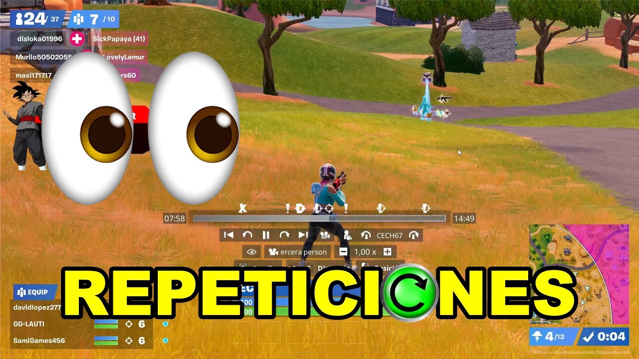 Como VER las REPETICIONES en Fortnite 2025 PC 👀 - YouTube