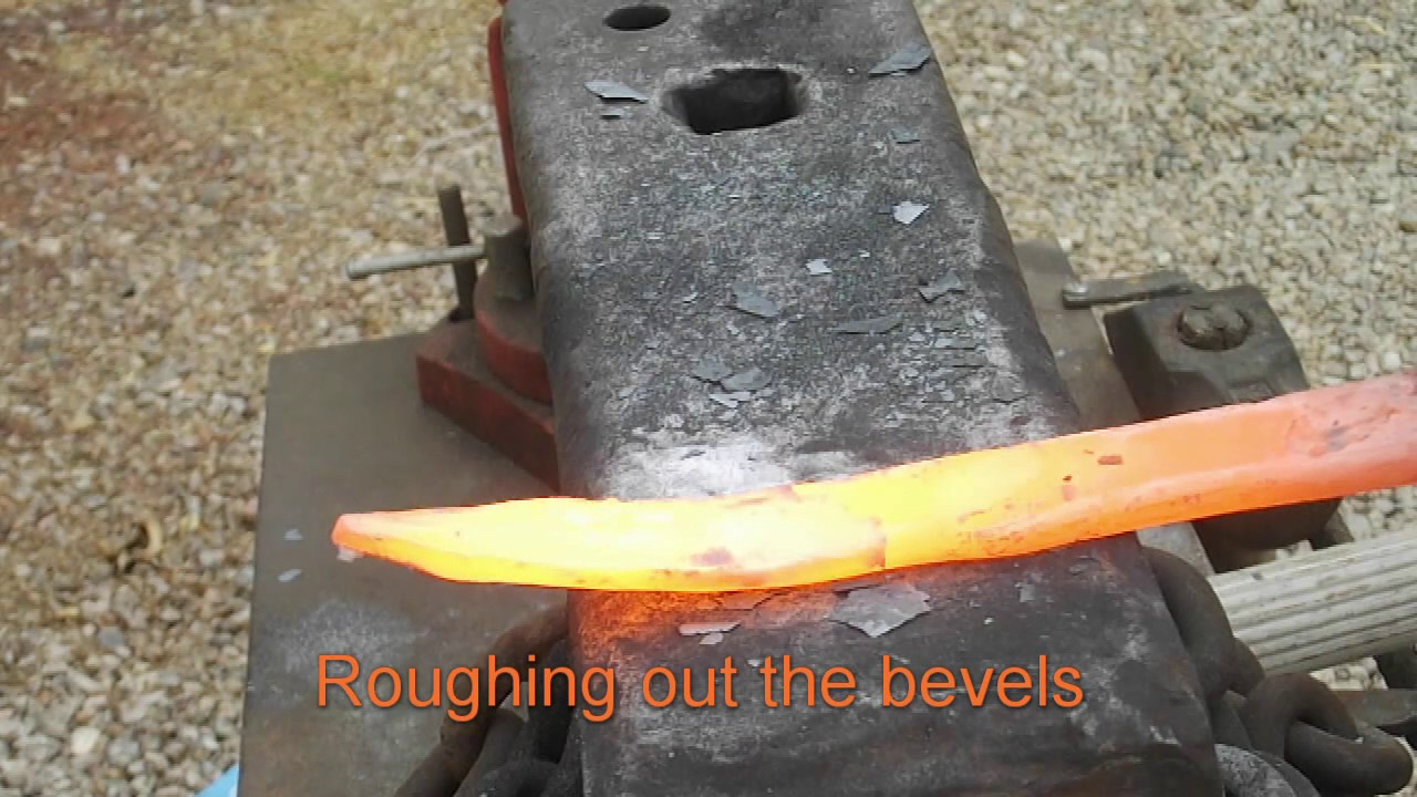 Blacksmithing - Forging a Sword PART 1 - YouTube
