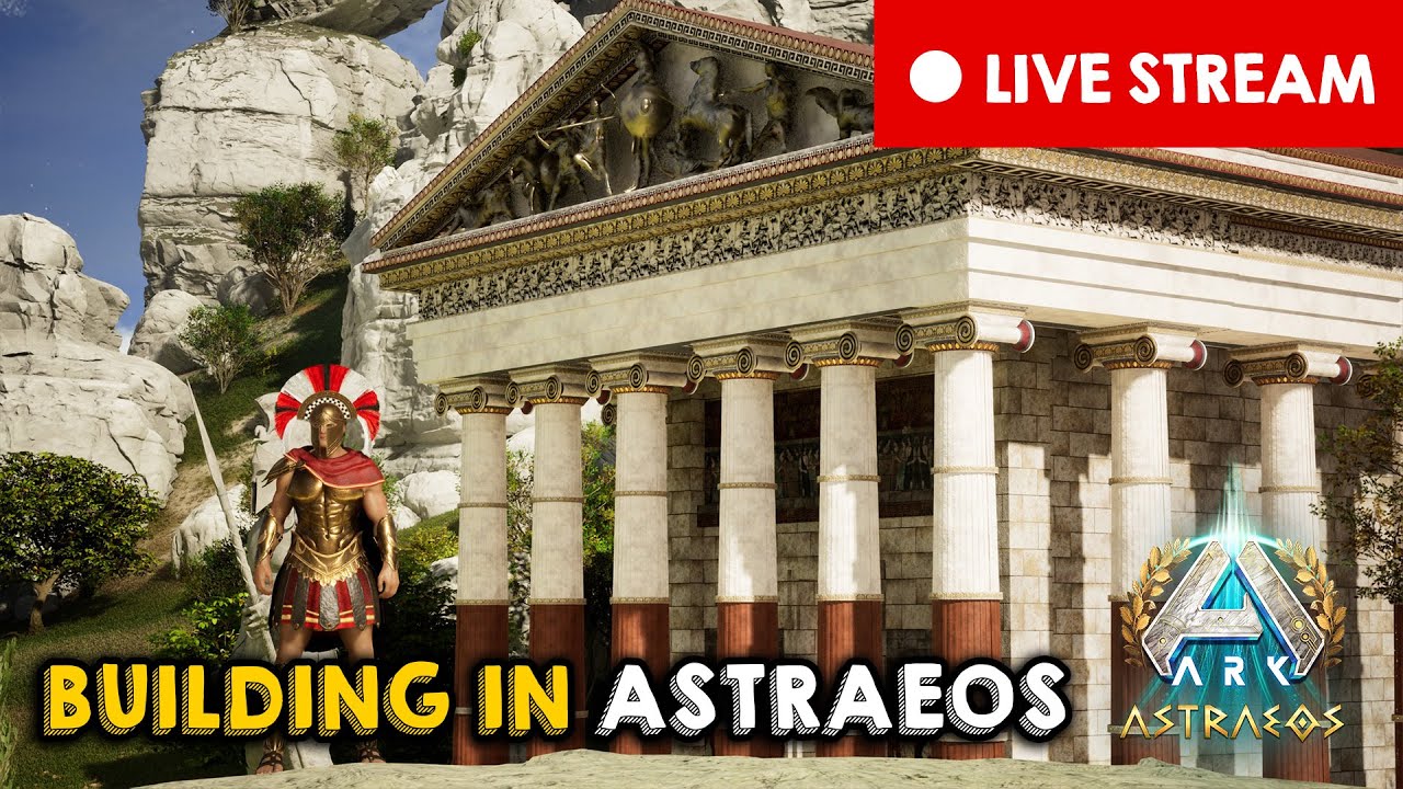 🔴 Live Now Building On The New Astraeos Map Ark Survival Ascended Youtube