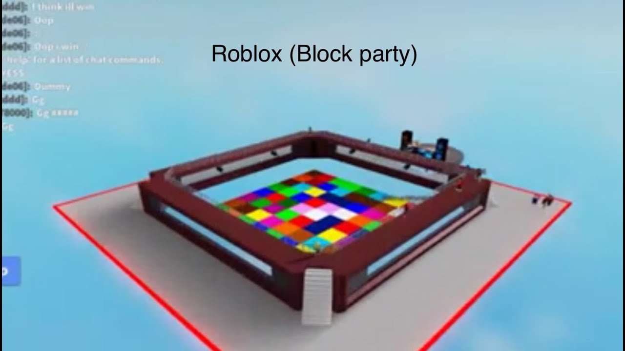 #Roblox Playing Roblox (block party) - YouTube