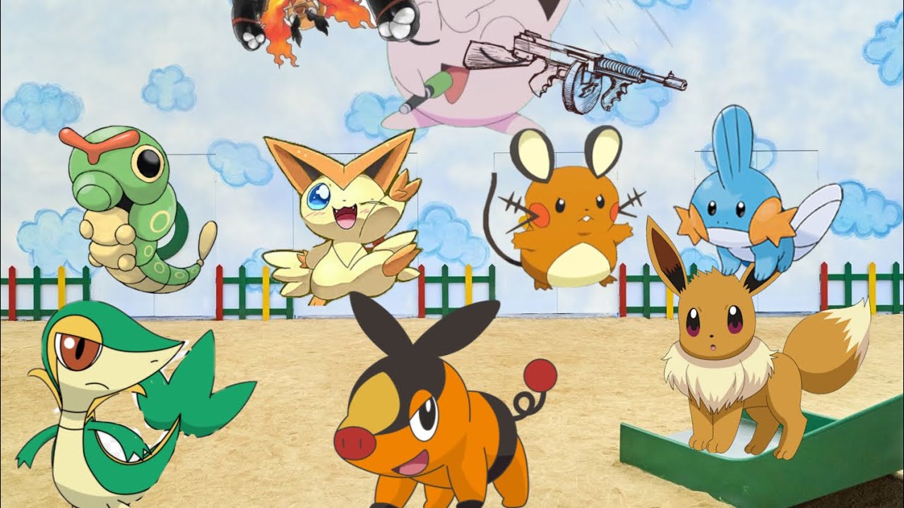 Pokemon plush: squid game the dodging game! - YouTube