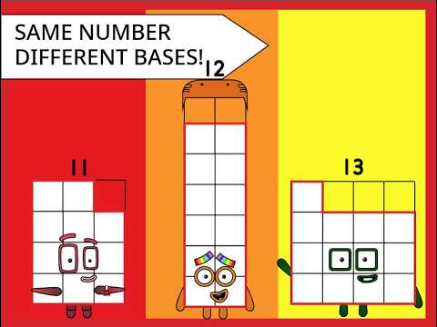 Numberblocks band 10 - 20 but bases depends on Decimal Digits