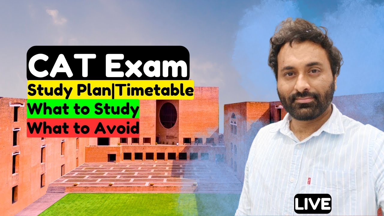 3 Months to CAT Exam | CAT preparation DAILY Routine - YouTube
