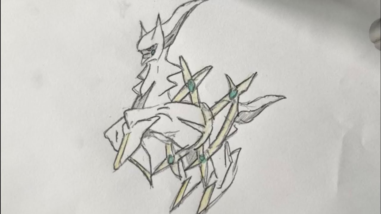 How To Draw Arceus | Pokemon Sketch Tutorial - YouTube