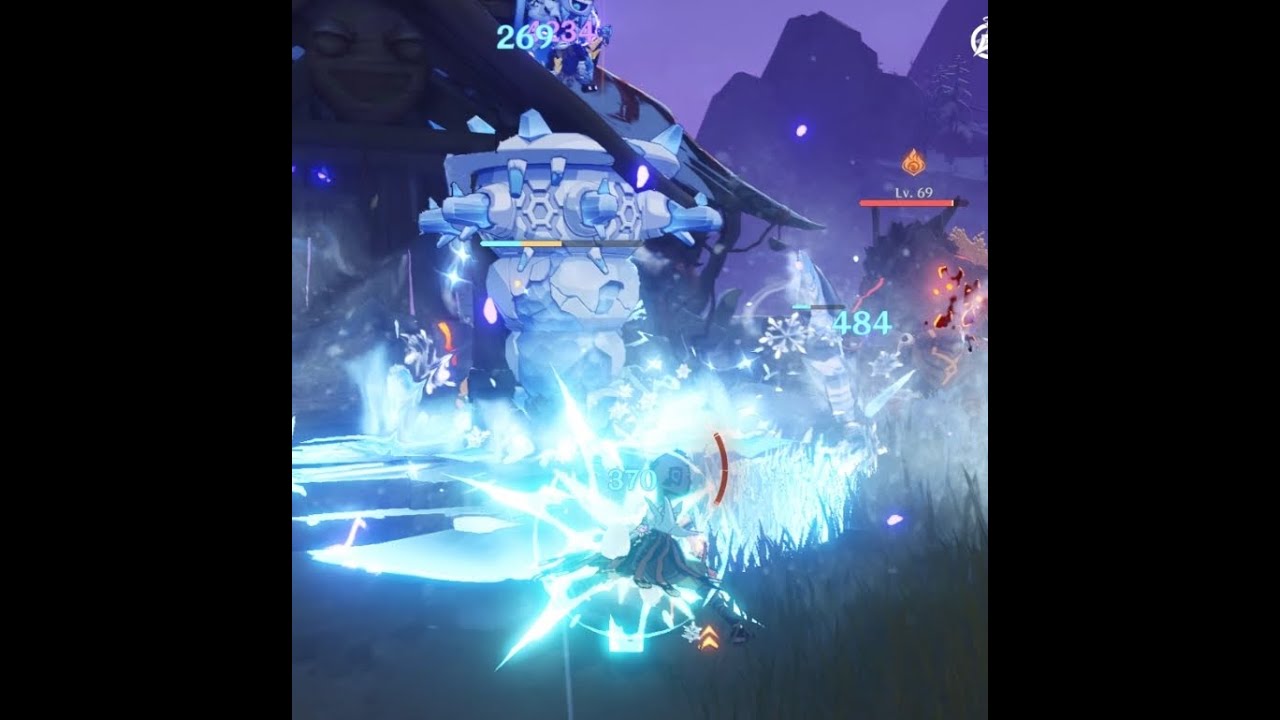 Cryo Samachurl/Mitachurl Dragonspine Genshin Impact 1.2 - YouTube