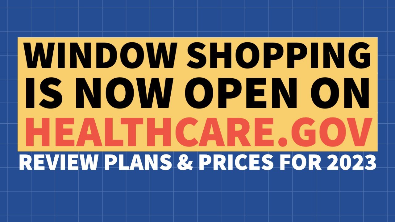 Window Shopping HealthCare.Gov - YouTube