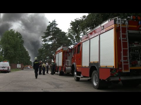 Brand in einem Markendorfer Entsorgungsbetrieb