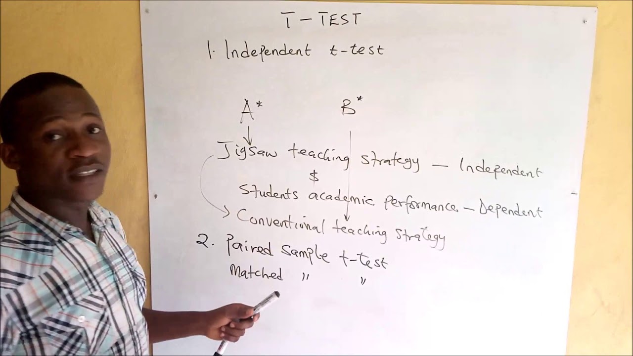 T Test - YouTube