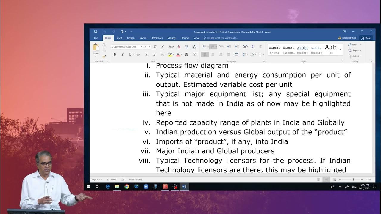 Guidelines on choosing and completing a project report - YouTube