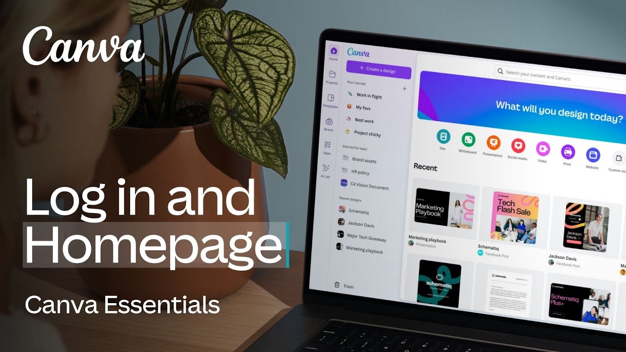 Navigating Canva’s Homepage: Find what you need, fast - YouTube
