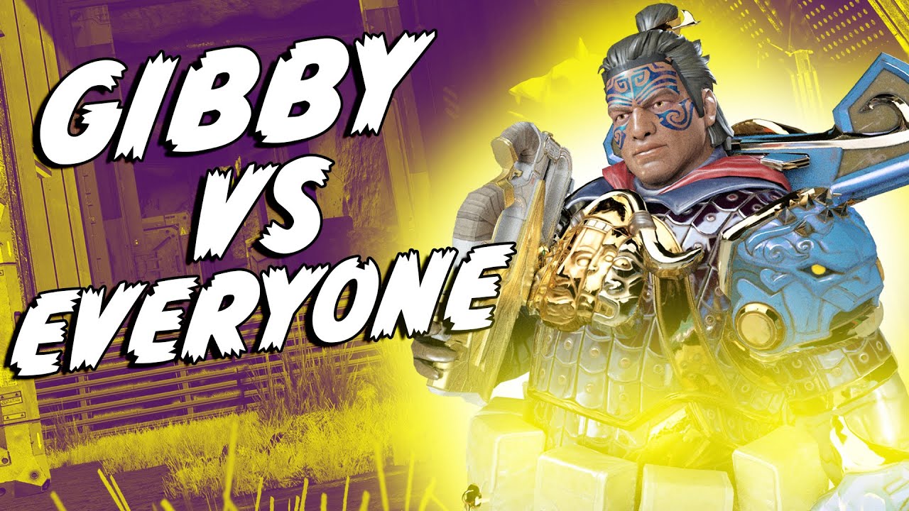I was Solo VS an ENTIRE lobby as GIBBY - APEX LEGENDS PS4 - YouTube