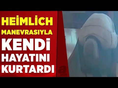 Yaptığı hareketle kendi hayatını kurtardı! \