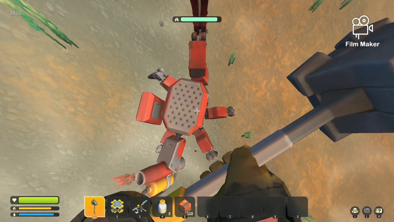 Scrap Mechanic | Part 2 The Red Robot - YouTube