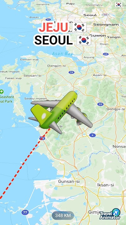 World Busiest Flight Route ️ JEJU TO SEOUL 🇰🇷 #flighttravel #landing #shortsvideo #jeju #seoul ...