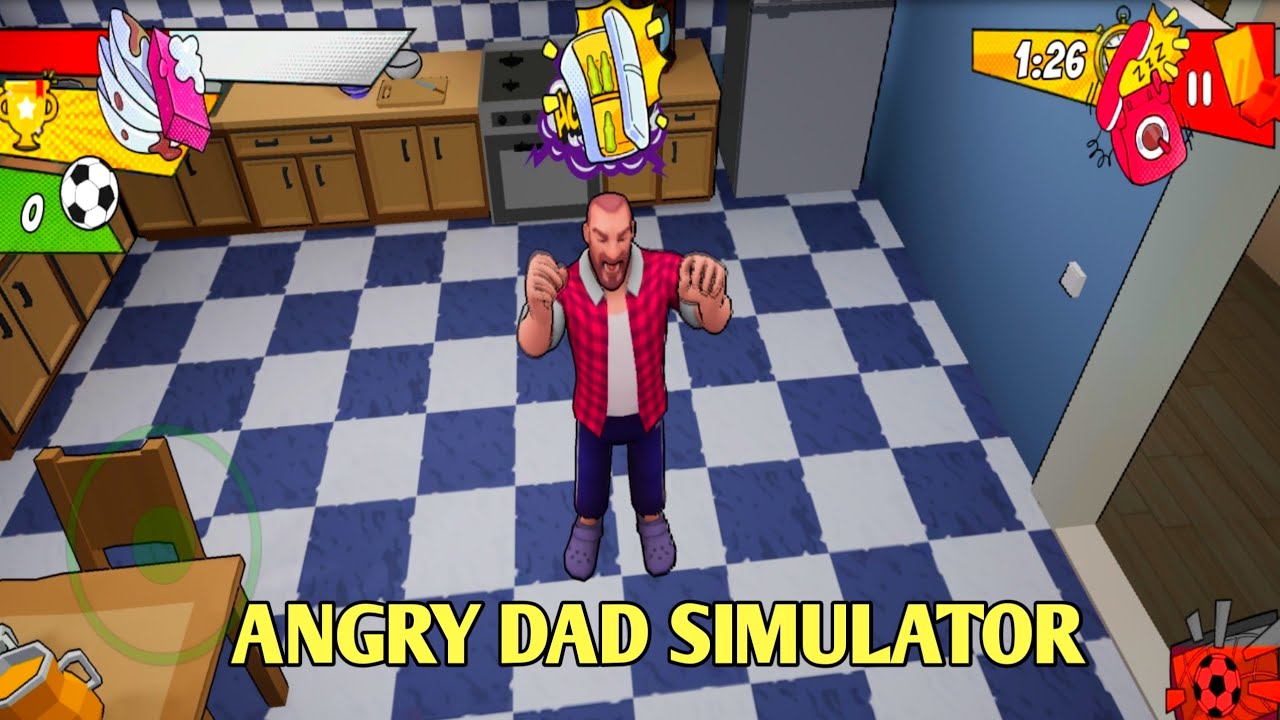 Angry Dad Simulator Android Gameplay - #1 - YouTube