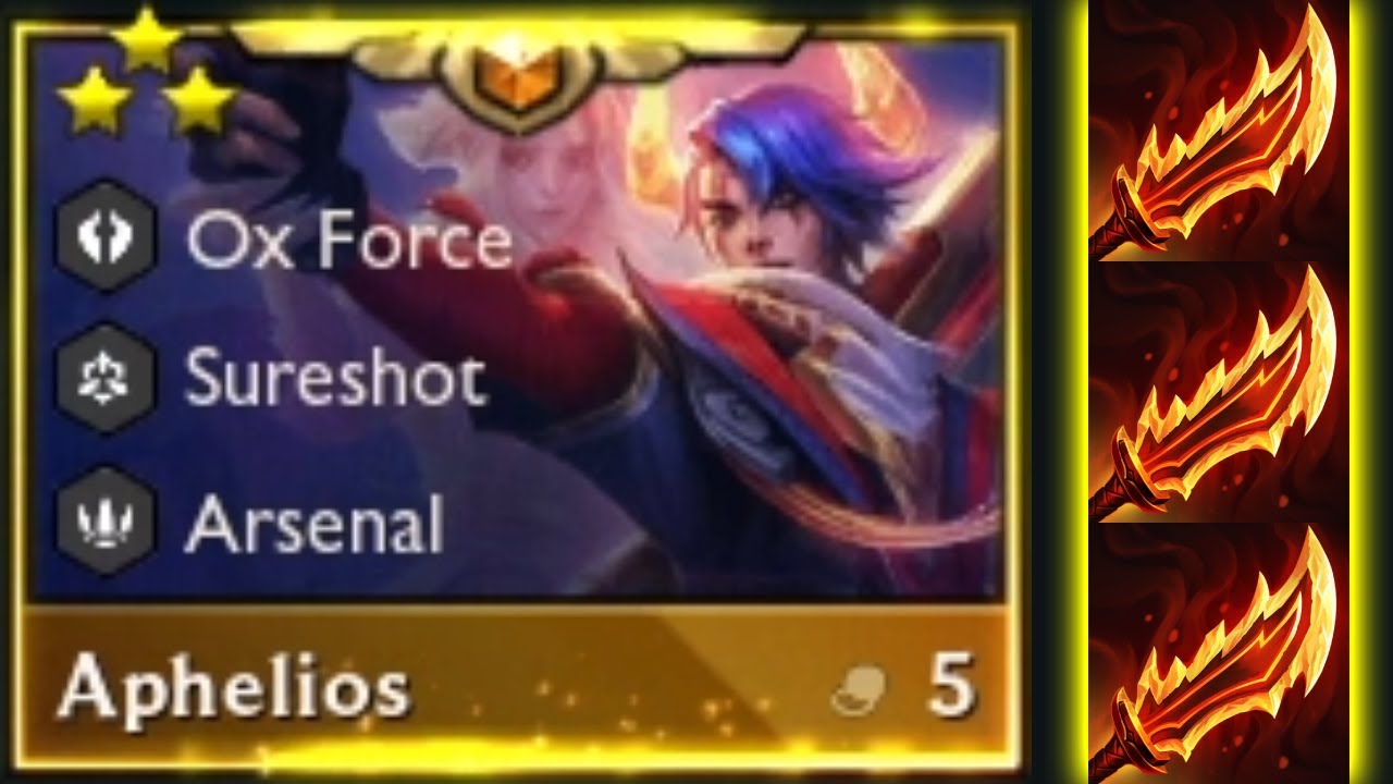 How strong is full attack speed Aphelios ? | TFT Set 8 - YouTube