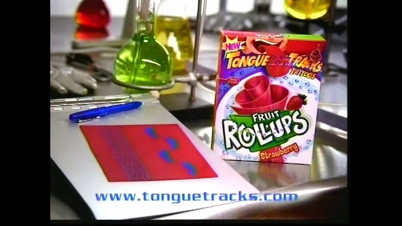 New Fruit Roll-Ups (Tongue Tracks Tattoos) Commercial, Nickelodeon NIKP ...