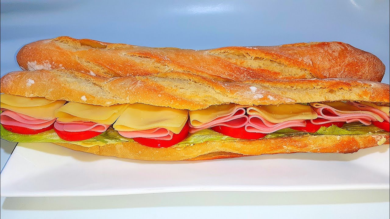 Pan Baguette con solo 3 ingredientes | French Baguette recipe 🥖 - YouTube