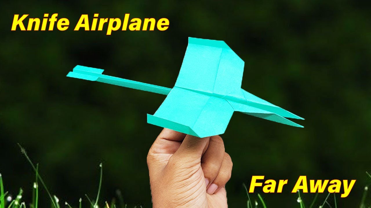 How to Make a Wing Knife Airplane from Paper - Fly Away - YouTube