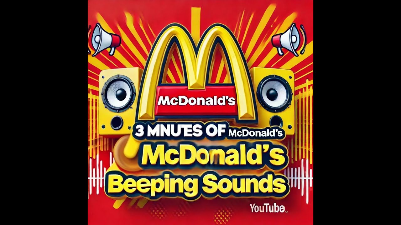 🔔 맥도날드 매장 '삐-' 소리 30분! 🔊 | McDonald's Beeping Sound 30 MINUTES ...