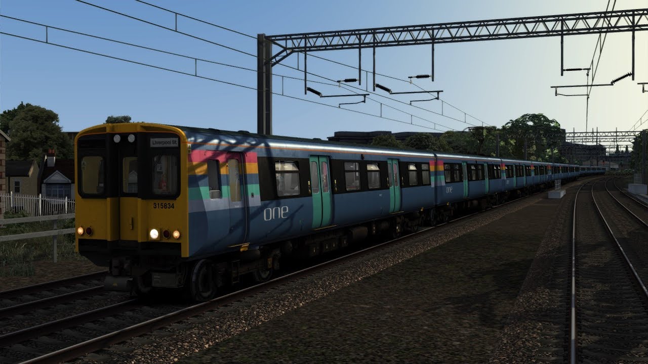 TS2019 - Shenfield - London Liverpool Street- Class 315 - YouTube